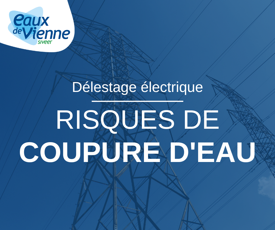 Energie et risques de coupure d’eau ⚠️ - Eaux de Vienne